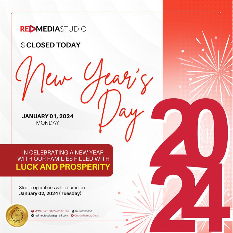 Happy New Year 2024 - Red Media Studio
